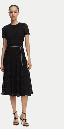 Michael Kors Kleid f&uuml;r den Alltag MS683DUKS1 Schwarz Regular Fit