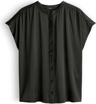 someday Kurzarmshirt Koralie detail Feine Kr&auml;uselung als feminines Detail