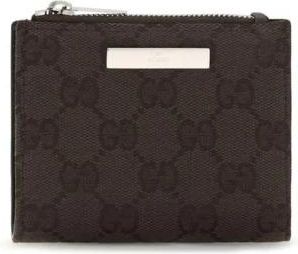 Gucci GG Monogram Coated Canvas Zip Pouch - - Accessories - Damen - Schwarzk - ONE SIZE