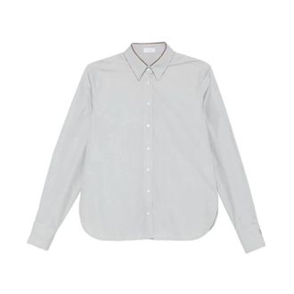Brunello Cucinelli Langarmhemd - - Blouses & Shirts - Damen - Grau - M