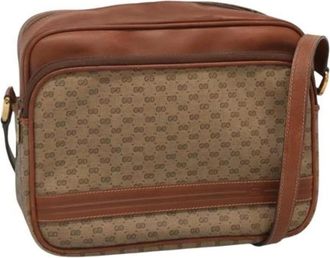 Gucci Pre-owned Cuir sacs-gucci - Femme - Pre-owned - Beige - Taille: ONE Size