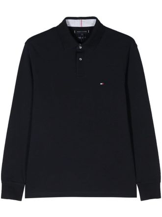 Tommy Hilfiger polo 1985 en piqu&eacute; - Bleu