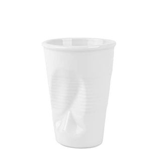 Holst Porzellan SL 002 Knick- und Knitterbecher 11 cm Snack Line, wei&szlig;, 7.7 cm, 6er Pack