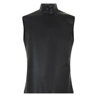 Moschino &Auml;rmelloser Rollkragenpullover - - Tops - Herren - Schwarzk - L