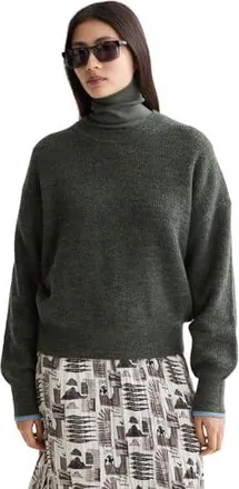 Scotch & Soda Pull &agrave; col Rond Pelucheux pour Femme, Thym Mela U361, S