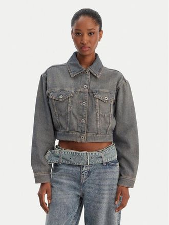 HUGO BOSS Jeansjacke Galatea_B 50553000 Blau Oversize