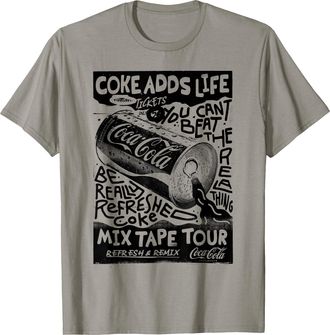 Coca Cola Ware Mix Tape Tour Refresh & Remix Retro Poster T-Shirt