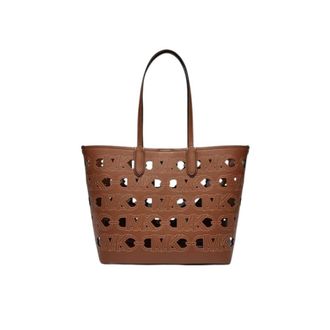 Michael Kors Femme, Sacs, Brun, Taille: ONE Size Eliza Perforated Tote