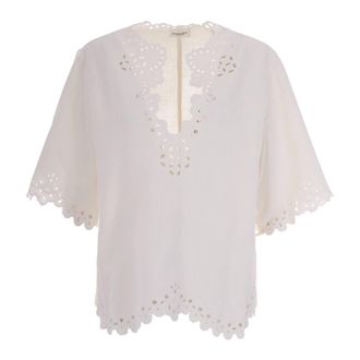 Isabel Marant Damen, Blusen & Hemden, Wei&szlig;, MGr&ouml;&szlig;e