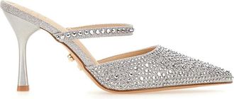 Twentyfourhaitch Femme, Chaussures, Gris, Taille: 38 EU Mules &agrave; talons Mango