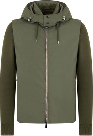 Moorer Homme, Vestes, Vert, Taille: M Evan Hooded Jacket