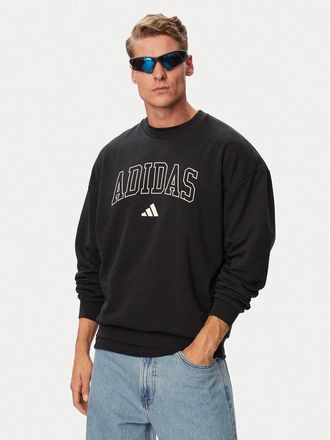 adidas T-Shirt Trefoil Essentials IA7532 Schwarz Loose Fit