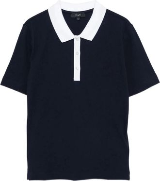 Fay Homme, Tops, Bleu, Taille: XL U806 Polo