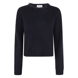 Semicouture Pulls &agrave; col rond - Femme - Pulls - Noir - Taille: 40 FR
