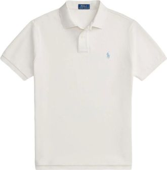 Polo Ralph Lauren Homme, Tops, Blanc, Taille: XL Polo Iconique En Coton