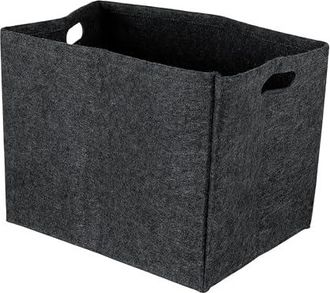 axentia Filzkorb, anthrazit, ca. 45x35,5x34 cm