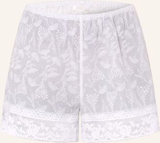 Eres Eres Schlafshorts Floralie weiss