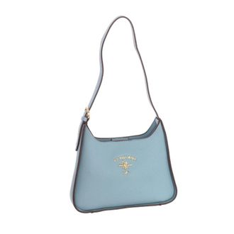 U.S.Polo Association Synthetische Baguette Schultertasche - - Bags - Damen - Blau - ONE SIZE