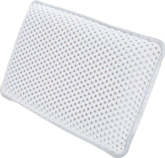 Brrnoo PVC-Badekissen für die Nacken- und Rückenstütze, Schaumstoff-Innenmaterial, Polsterung, Badewannen-Kopfstütze, Badewannenkissen, Kopfstütze, Badekisse