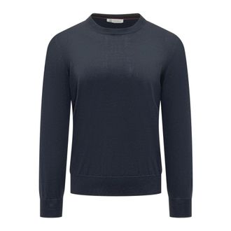 Brunello Cucinelli Homme, Pulls, Bleu, Taille: 2XL Pull ras du cou