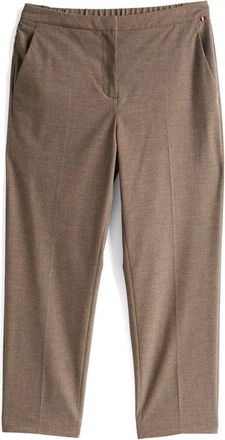 Tommy Hilfiger Damen Hose FLANNEL SLIM STRAIGHT PANT Slim Fit