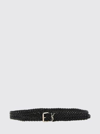 Saint Laurent G&uuml;rtel aus Kalbsleder mit YSL-Monogramm-Schnalle