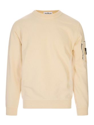 Stone Island Sweat-Shirts - Blanc