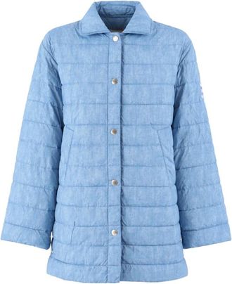 Ermanno Scervino Femme, Vestes, Bleu, Taille: 40 FR Veste Matelass&eacute;e
