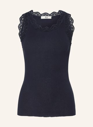 Rosemunde Top Rmwbalta Mit Spitze blau