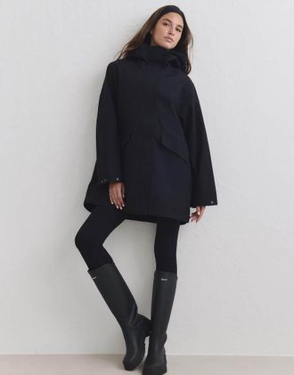 Aim'n veste &agrave; capuche imperm&eacute;able noire