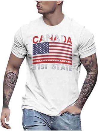 Generic T-shirts d&eacute;t&eacute; pour hommes tendance et d&eacute;contract&eacute;s pour la course &agrave; pied 2025, t-shirts amples pour sorties, t-shirts mignons pour hommes, blanc, 3XL