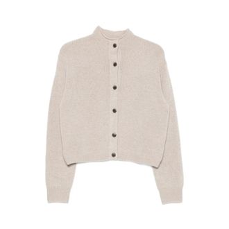 Lisa Yang Femme, Pulls, Beige, Taille: 38 FR Zirelle Cardigan
