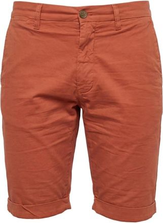 Mason's Homme, Shorts, Orange, Taille: XL Bermuda bolsillos laterales estilo chino