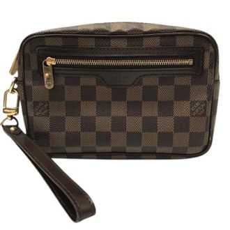 Louis Vuitton Sac clutch Pre-owned - Homme - Pre-owned - Brun - Taille: ONE Size