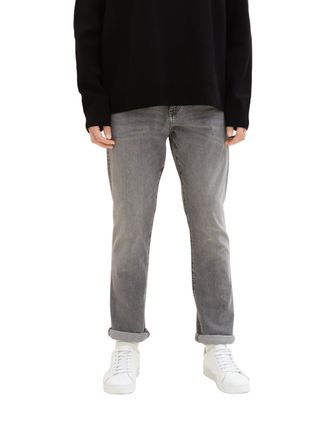 Tom Tailor Herren Josh Regular Slim Jeans, 10218 - Used Light Stone Grey Denim, 32/34