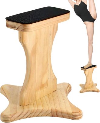 Generic Balance Cheer Board - Cheerleader, Trainingsstabilit&auml;t, Flexibilit&auml;t, Holz, tragbares Gymnastik-Balance-Werkzeug, platzsparendes Design, Athleten-Bein