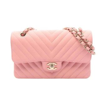 Chanel Pre-owned Matelass&eacute; Caviar Leder Umh&auml;ngetasche - - Pre-owned - Damen - Rosa - ONE SIZE