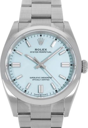 Rolex Uhren - Oyster Perpetual - Gr. unisize - in Blau - f&uuml;r Damen