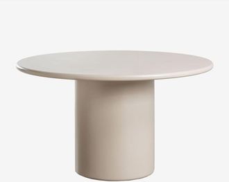 Sklum Runder Esstisch Rodeo aus MDF Beige Tapioca Ø130 cm