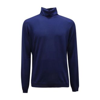 Goes Botanical Dolcevita Tubolare Roll-Neck Pullover - - Knitwear - Herren - Blau - S