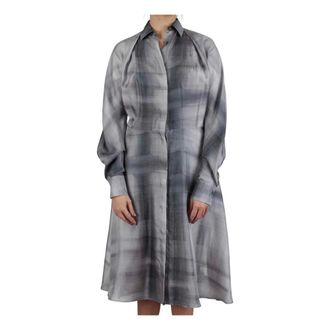 Kiton Femme, Robes, Gris, Taille: 38 FR Regular Solid 100% Handmade