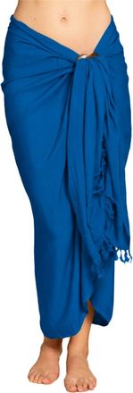 Panasiam Sarong uni royal blue, 190x116cm