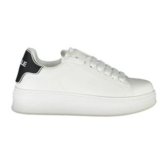 Ga&euml;lle Paris Sportliche Schn&uuml;rschuhe Wei&szlig; Kontrastdetails - - Shoes - Damen - Wei&szlig; - 36 EU