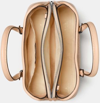 Kate Spade New York Kate Spade Thompson Street Satchel Aus Stroh Mit Anh&auml;nger, Schmal, Klein f&uuml;r Frauen in Knackiges Pfirsich Mehrfarbig | Non