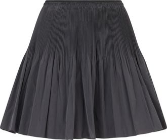 Red Valentino Femme, Jupes, Noir, Taille: 34 FR Pleated Taffeta Skirt