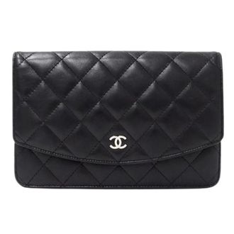 Chanel Portefeuille Long (bi-pli) Pre-owned - Femme - Pre-owned - Noir - Taille: ONE Size