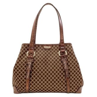 Celine Pre-owned Macadam Tote Bag - Femme - Pre-owned - Brun - Taille: ONE Size