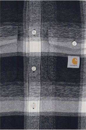 Carhartt Work in Progress Check Pattern Cotton Shirt - Gray