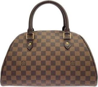 Louis Vuitton Sac &agrave; main Pre-owned en toile &Eacute;b&egrave;ne - Femme - Pre-owned - Brun - Taille: ONE Size