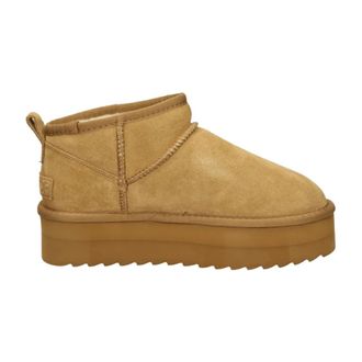 Colors Of California Wildleder Plateau Stiefel Herbst Winter Kollektion - - Shoes - Damen - Braun - 40 EU